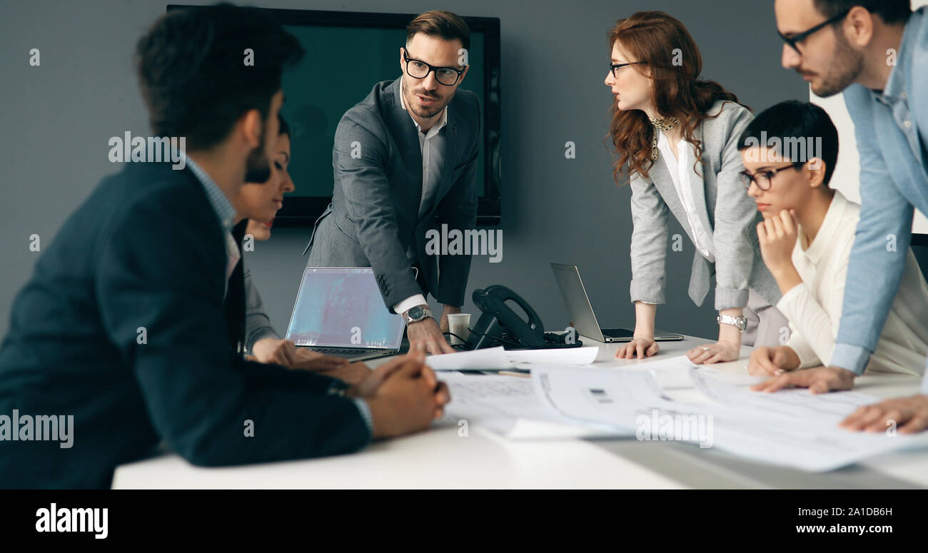 Colleagues in conference room hi-res stock photography and images - Alamy