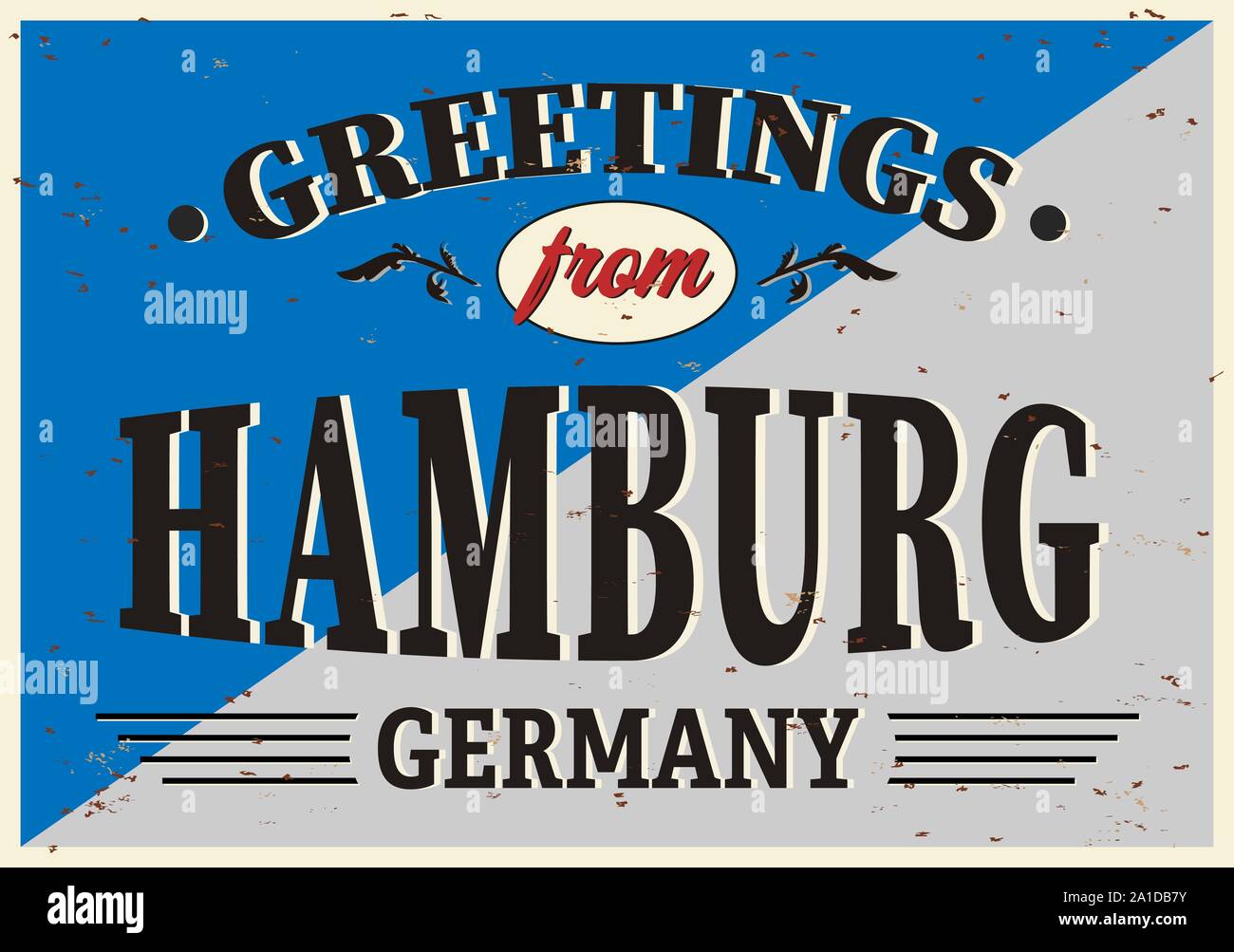 1950s vintage german travel poster hi-res stock photography and images ...