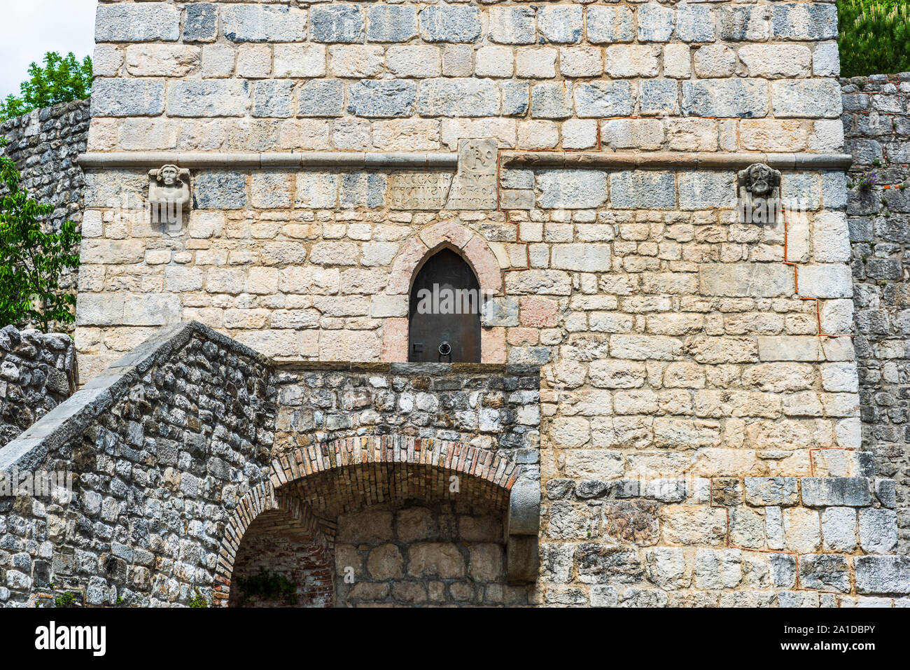Ancient fortified village of Gemona del Friuli. Italy Stock Photo - Alamy