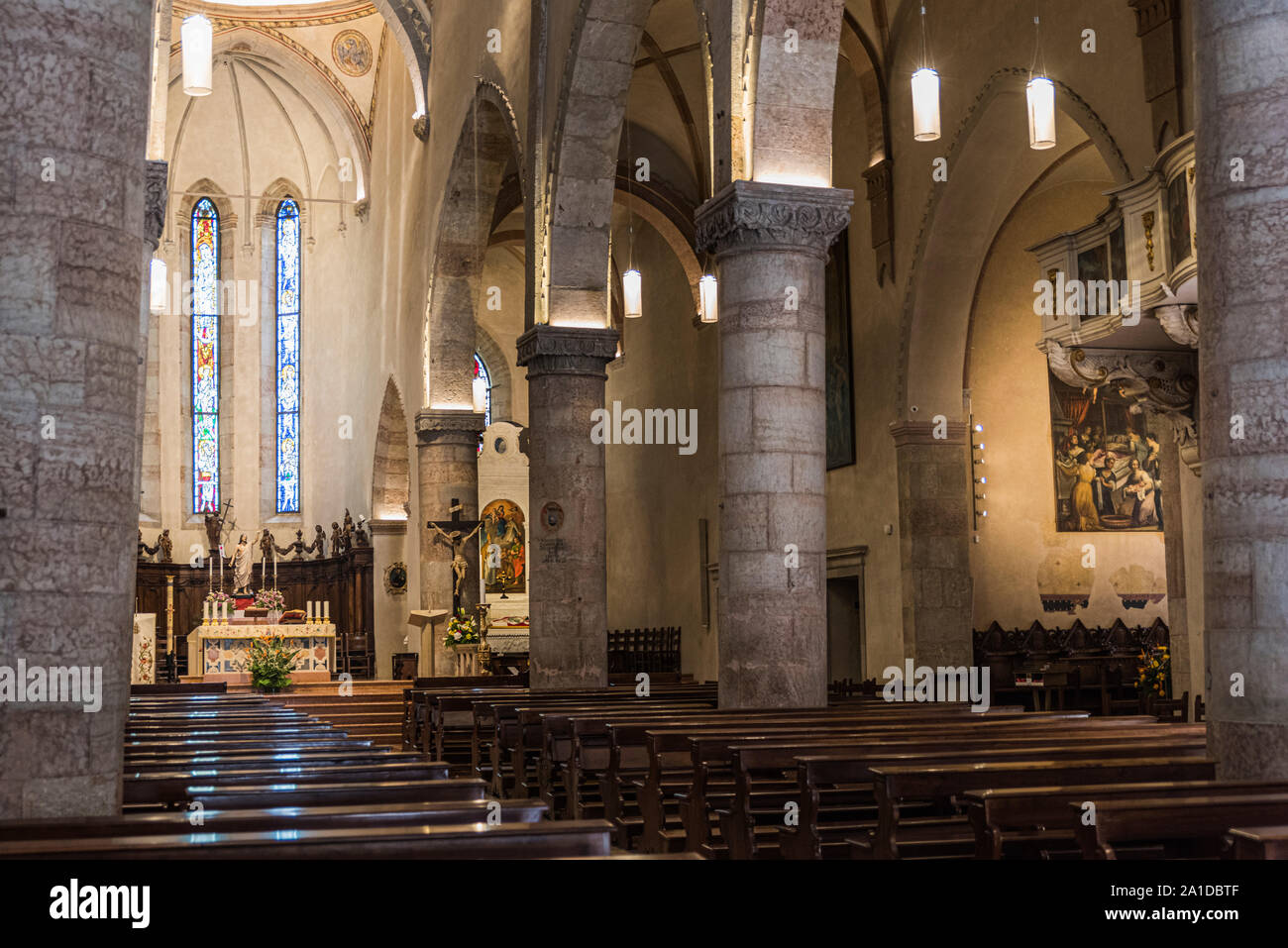 Ancient fortified village of Gemona del Friuli. Italy Stock Photo - Alamy