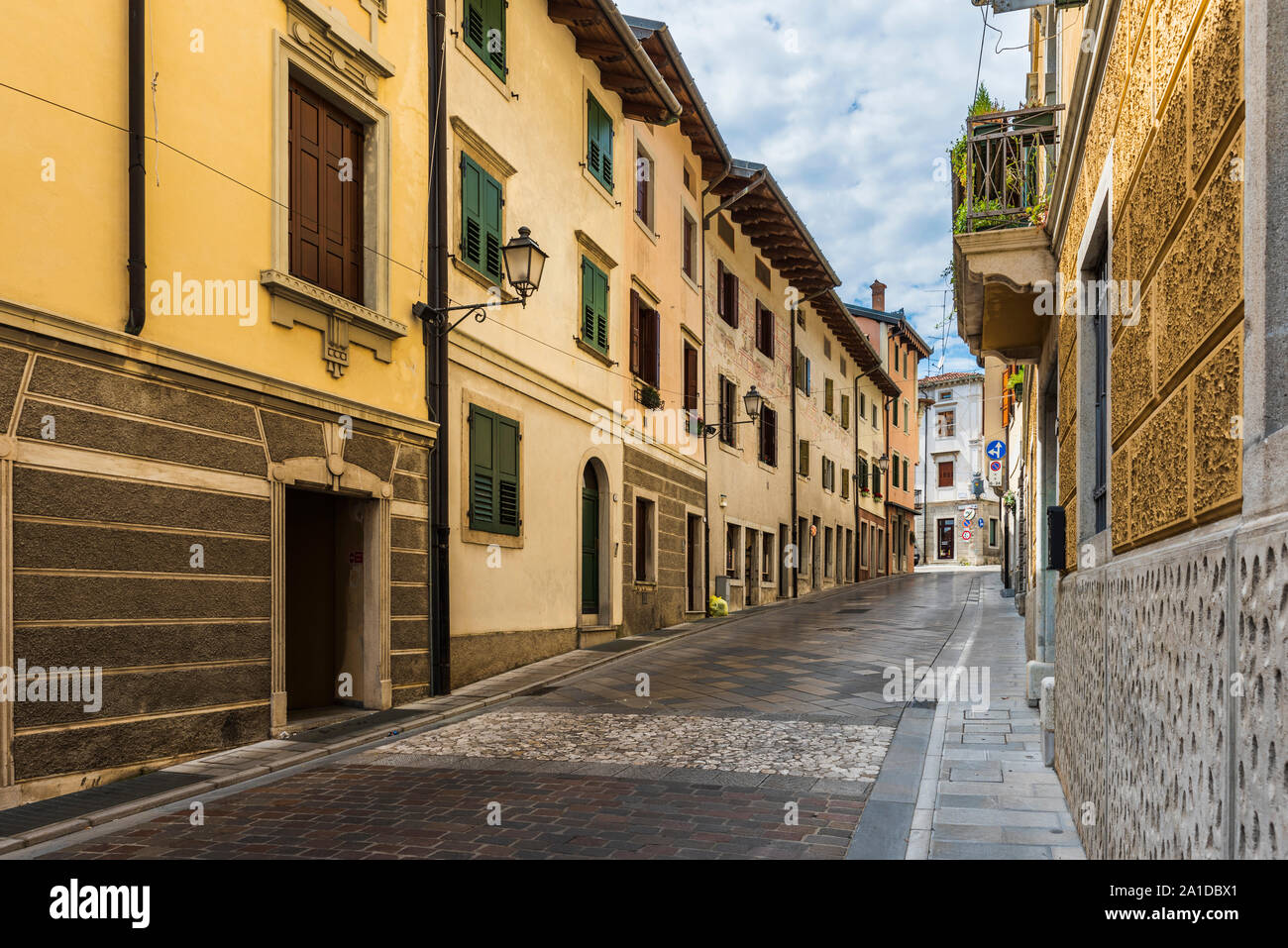 Ancient fortified village of Gemona del Friuli. Italy Stock Photo - Alamy