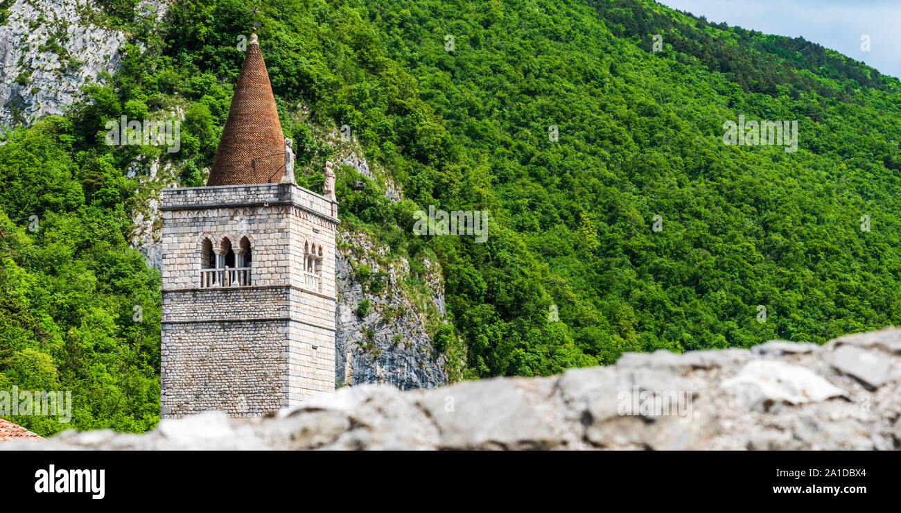 Ancient fortified village of Gemona del Friuli. Italy Stock Photo - Alamy