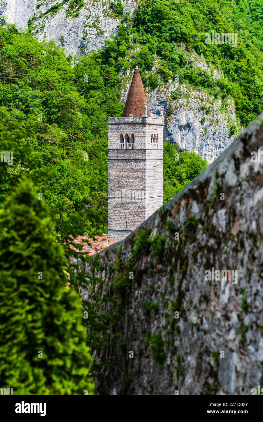 Ancient fortified village of Gemona del Friuli. Italy Stock Photo - Alamy
