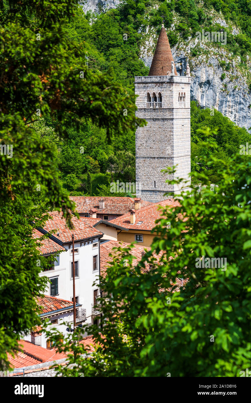 Ancient fortified village of Gemona del Friuli. Italy Stock Photo - Alamy