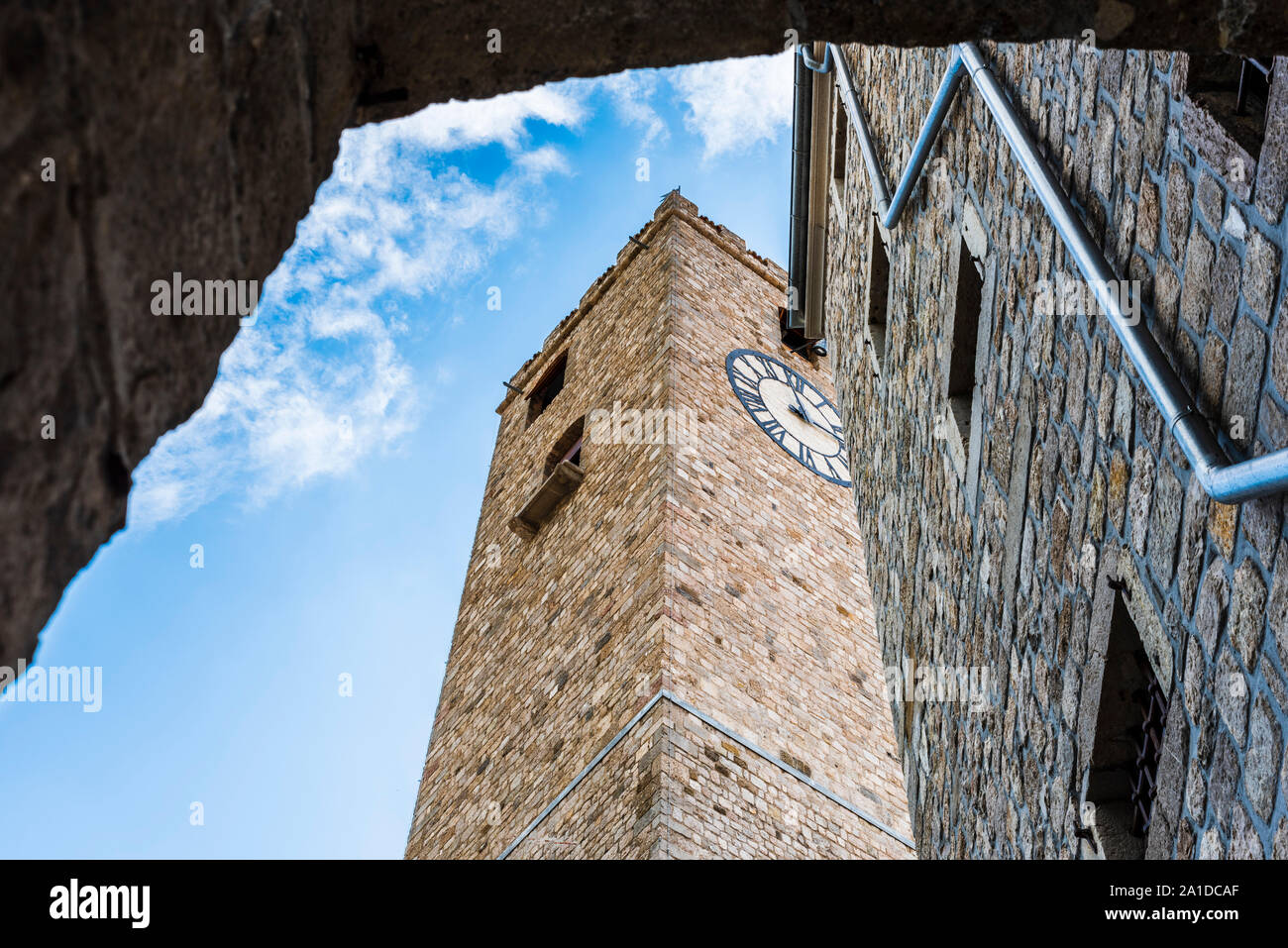 Ancient fortified village of Gemona del Friuli. Italy Stock Photo - Alamy