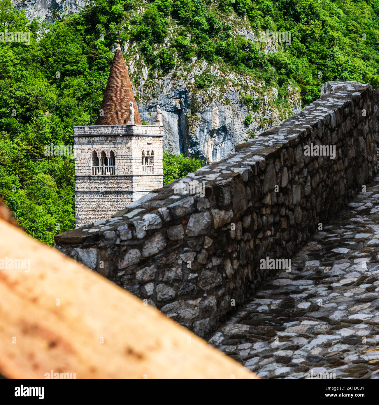 Ancient fortified village of Gemona del Friuli. Italy Stock Photo - Alamy