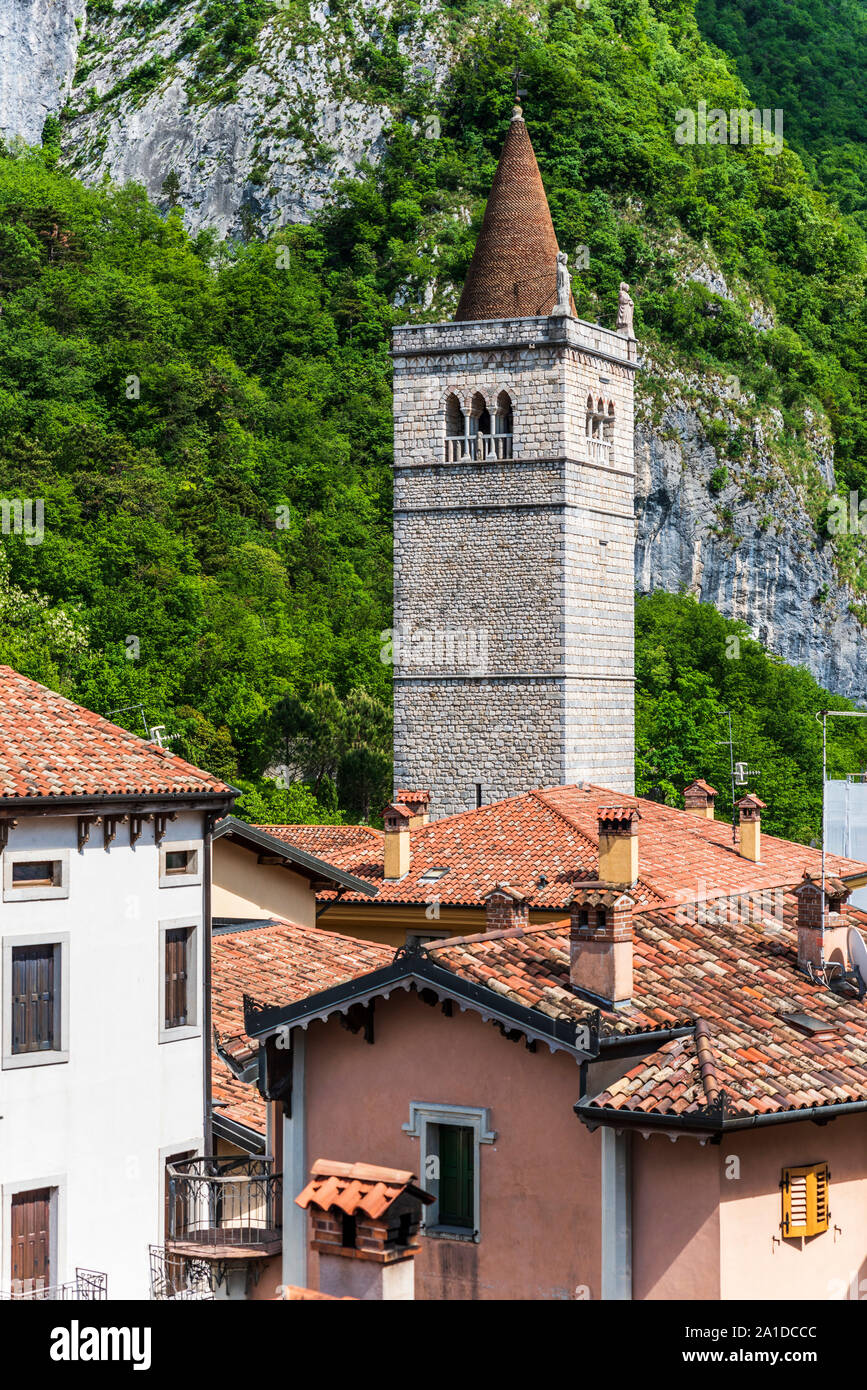 Ancient fortified village of Gemona del Friuli. Italy Stock Photo - Alamy