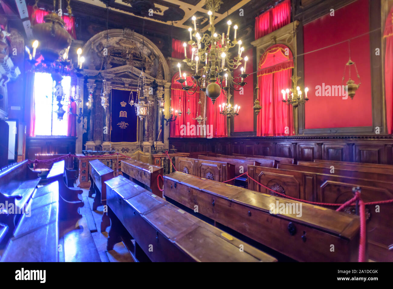 Venedig, Levantinische Synagoge - Venice, Levantinic Synagogue Stock ...