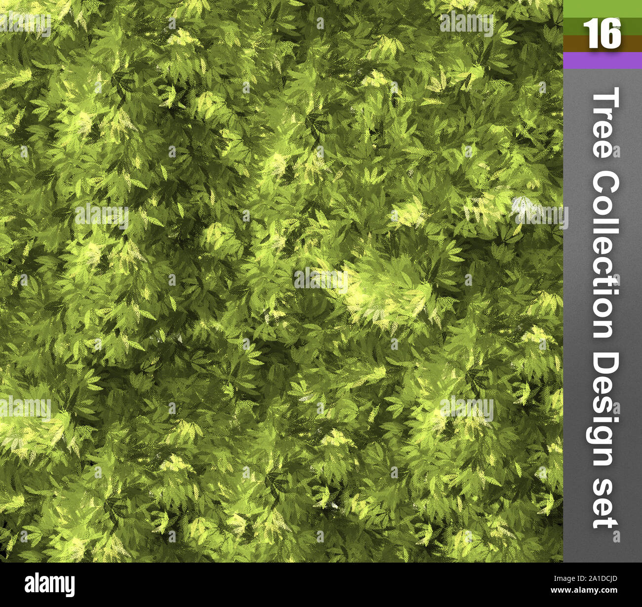 Tree correction design set. 3D Illustration. White background isolate ...