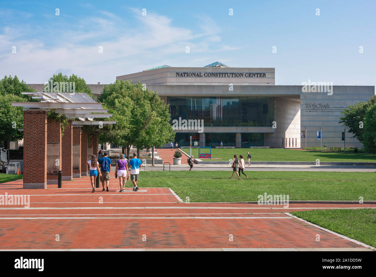National Constitution Center Philadelphia, view across the Independence ...