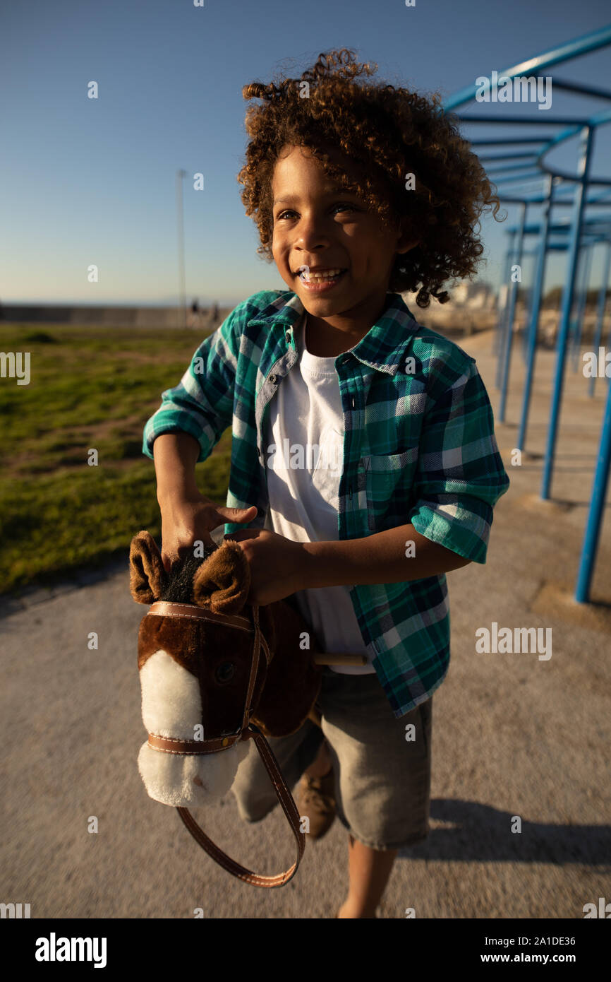 Spring horse playground hi-res stock photography and images - Alamy