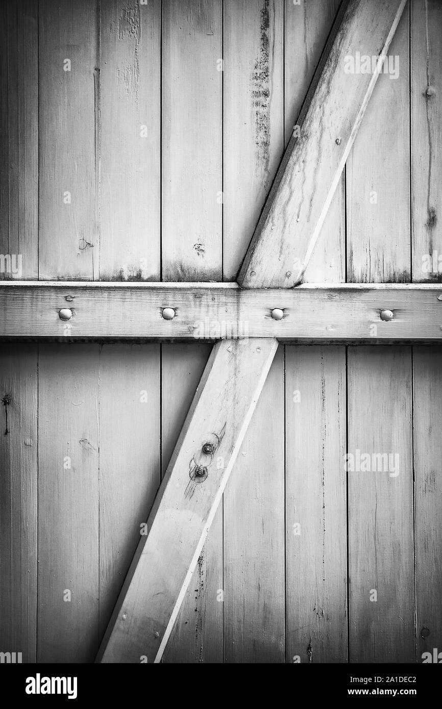 White wood door, protection and decoration detail Stock Photo - Alamy