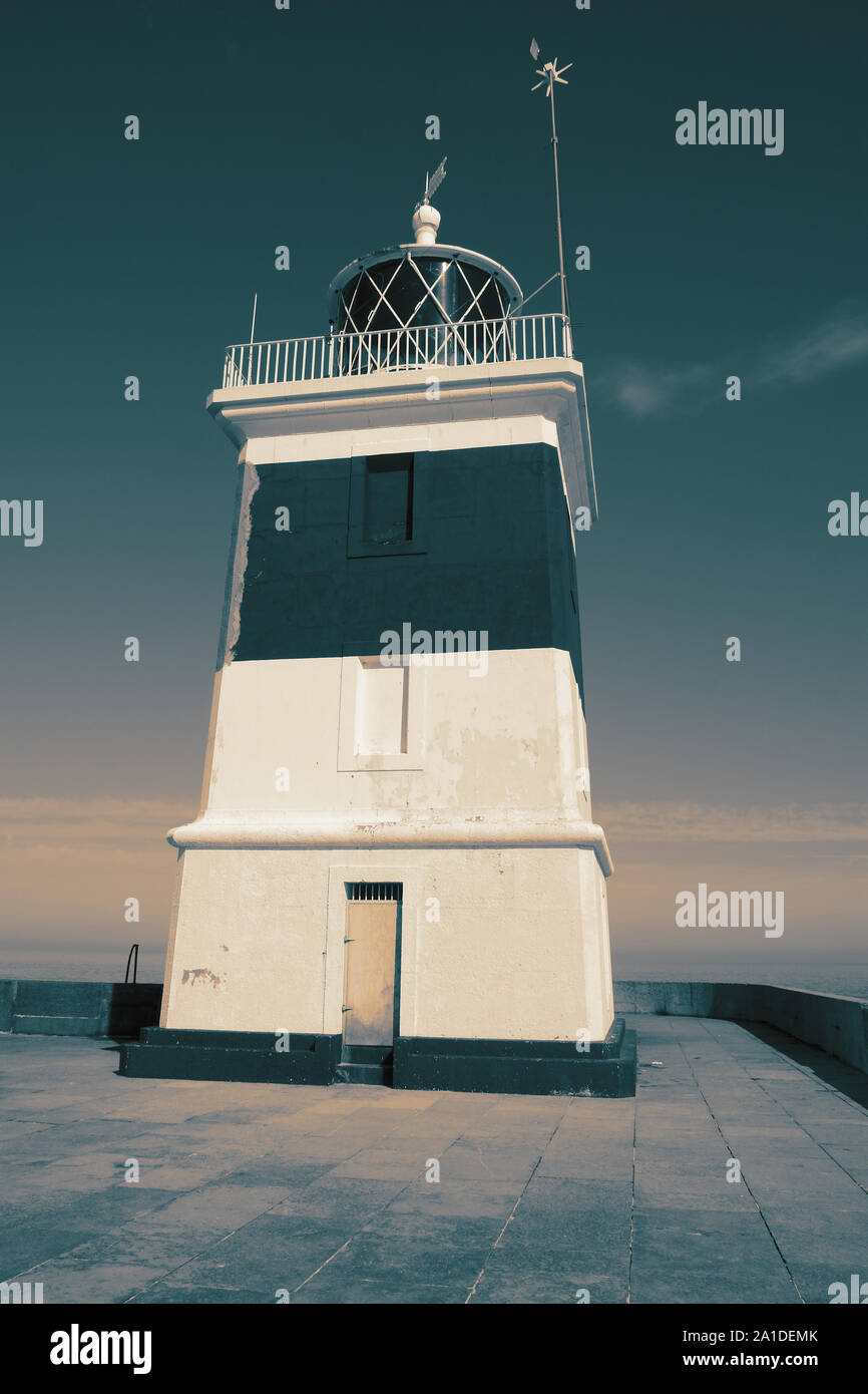Holyhead Breakwater Lighthouse Holyhead Anglesey High Resolution Stock ...