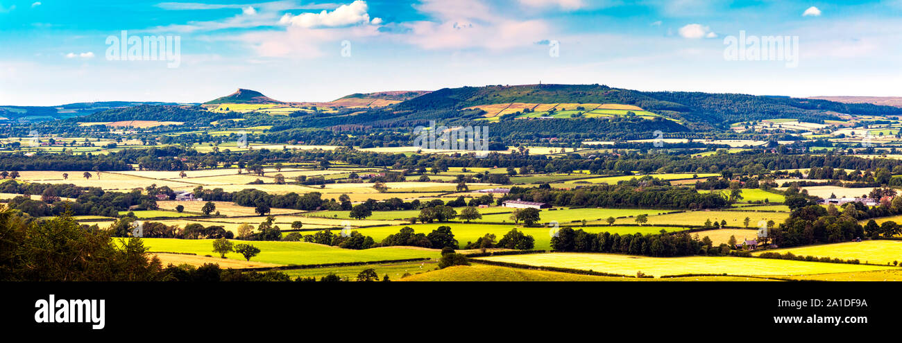 View from Claybank, North Yorkshire Moors, Stokesley, England Stock ...
