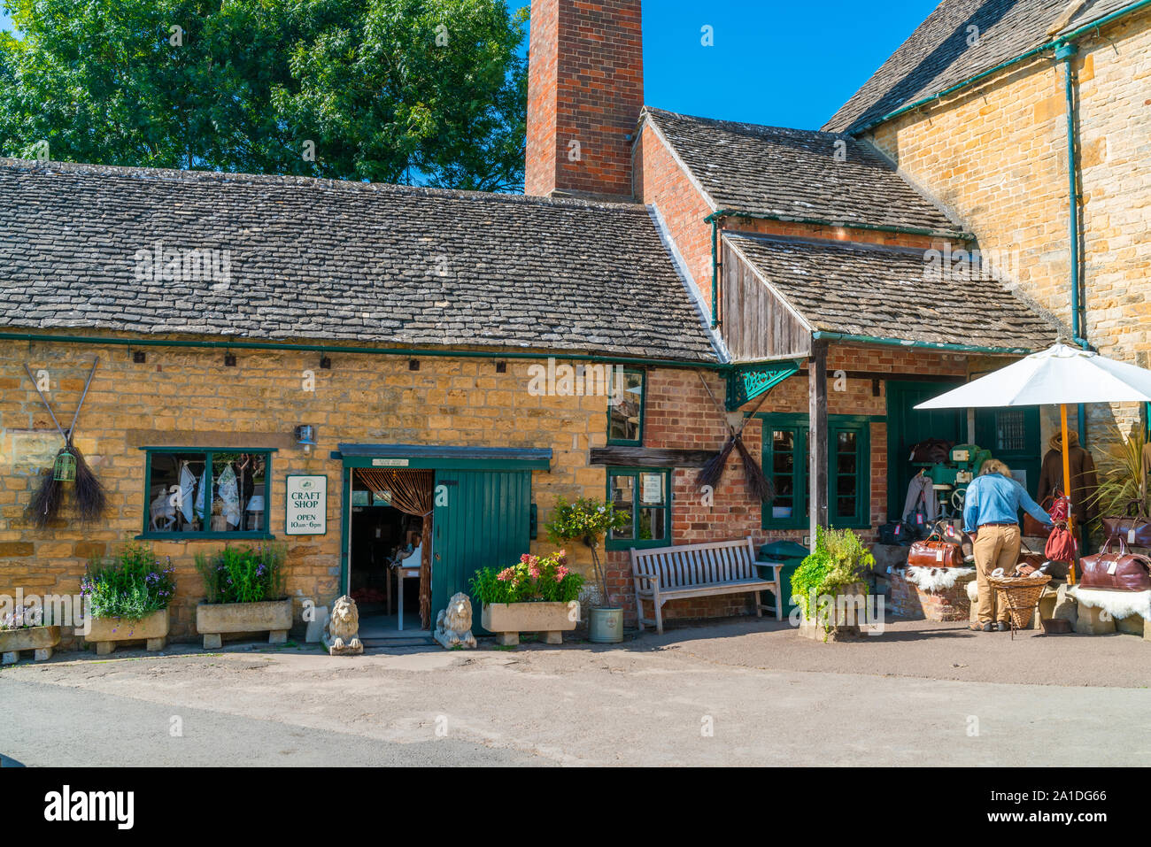 LOWER SLAUGHTER, UK - SEPTEMBER 21, 2019: Lower Slaughter is a village ...