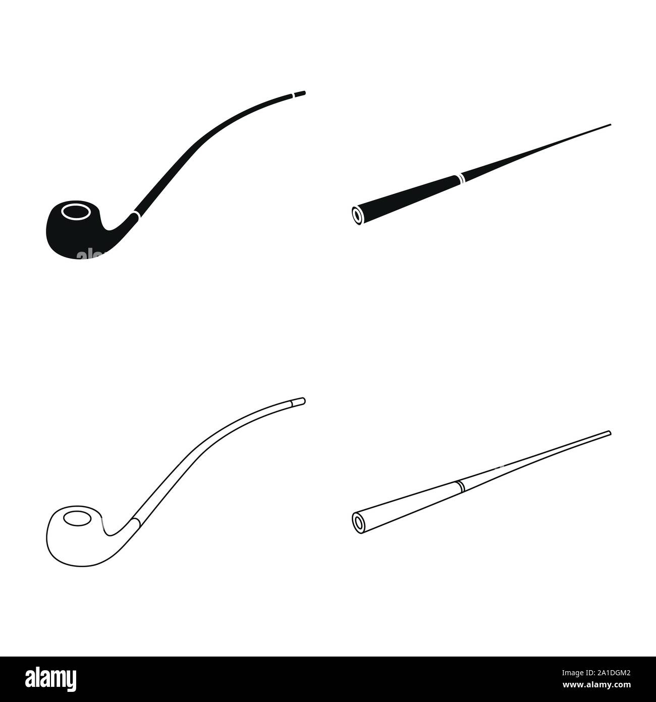 Vector design of refuse and stop sign. Collection of refuse and habit ...