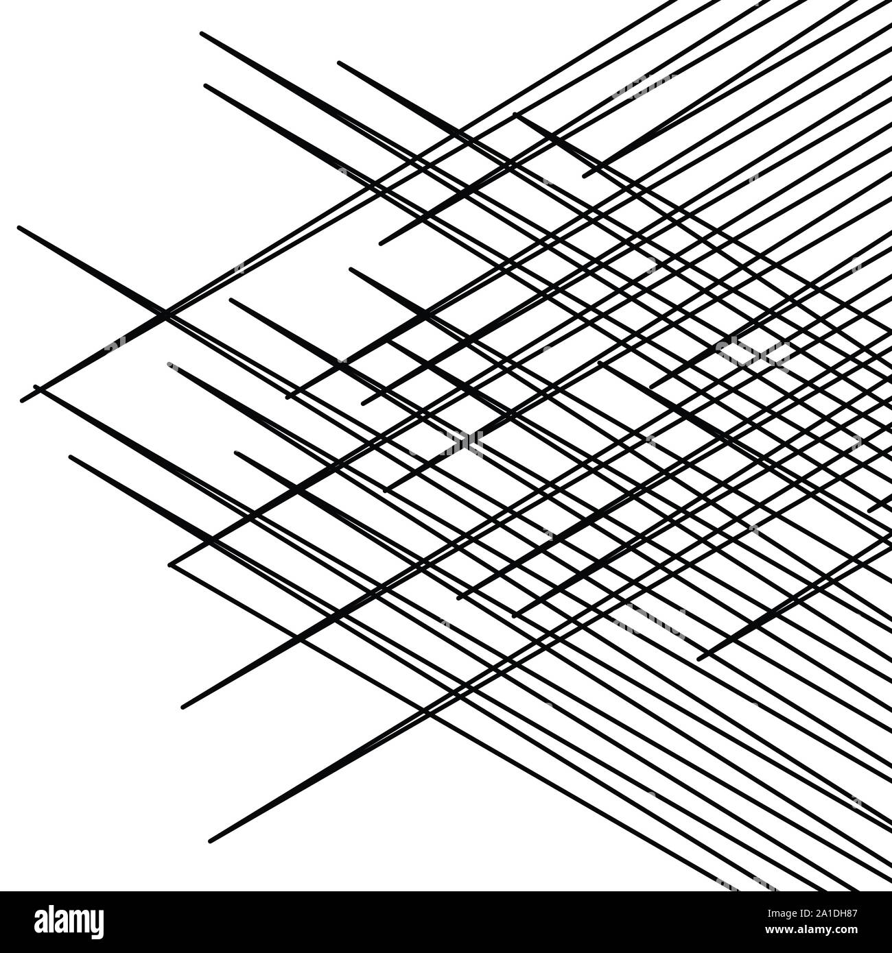 Matrix, grid, mesh pattern of intersecting irregular, dynamic lines ...