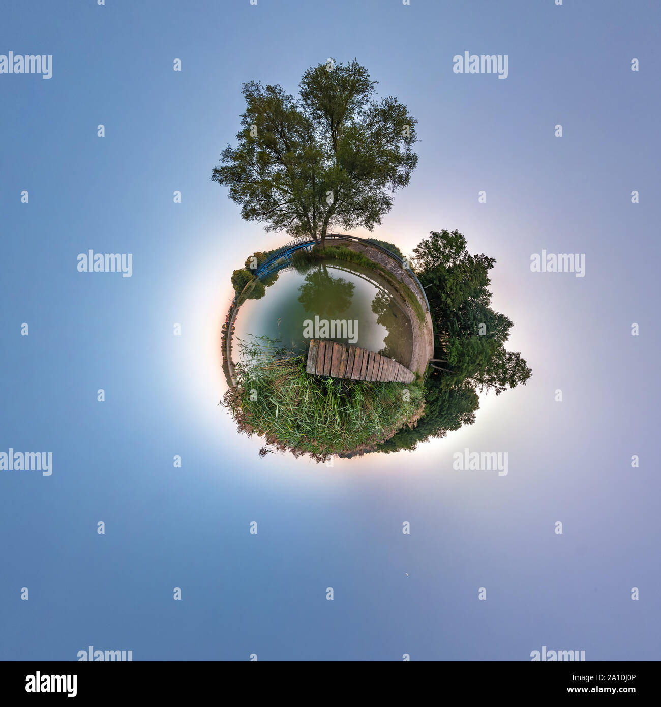 Little planet transformation of spherical panorama 360 degrees ...