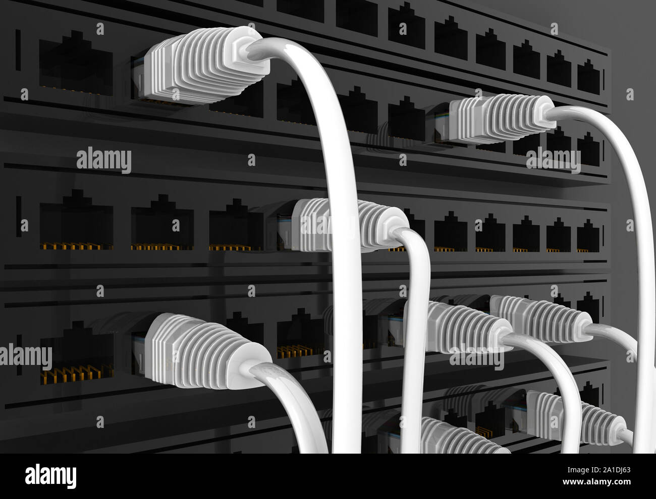 Cable connections hi-res stock photography and images - Alamy