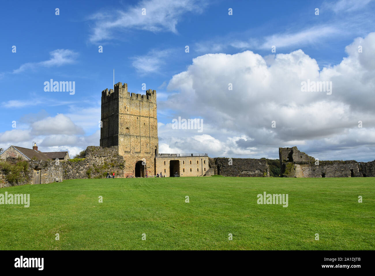 Richmond Castle, England Stock Photo - Alamy