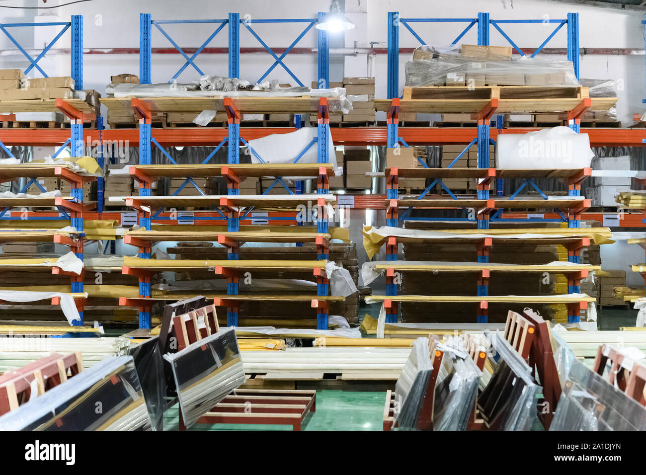 factory warehouse inside horizontal composition Stock Photo - Alamy