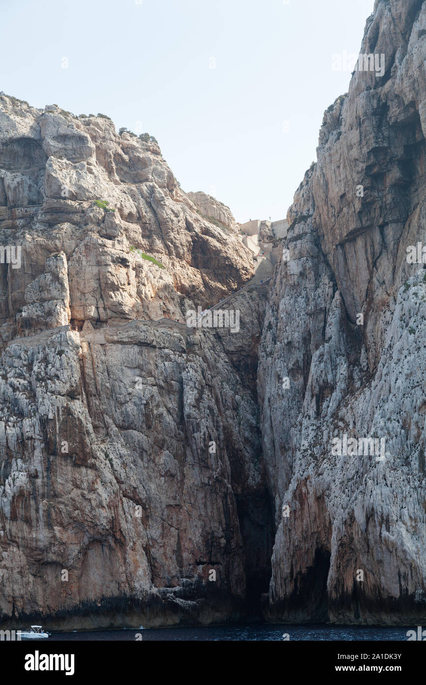 Neptunes Cave Sardinia Stock Photo - Alamy