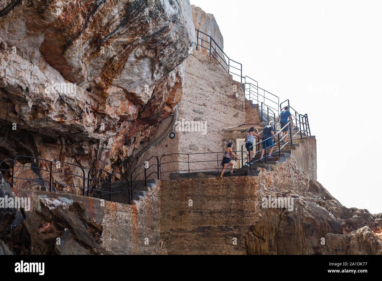 Neptunes Cave Sardinia Stock Photo - Alamy
