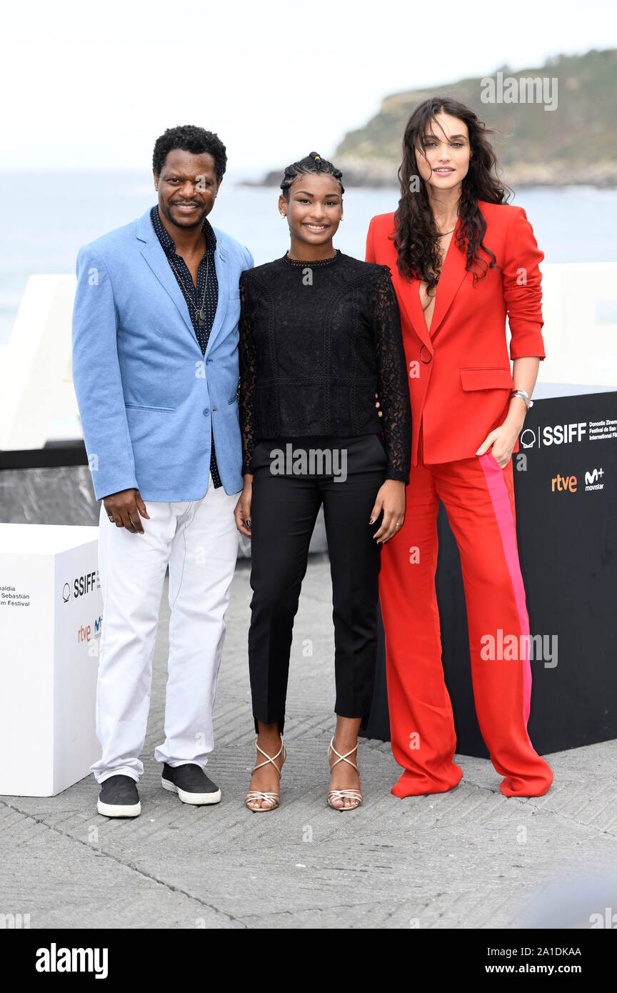 San Sebastian, Spanien. 24th Sep, 2019. Bukassa Kabengele, Cassia Gil ...