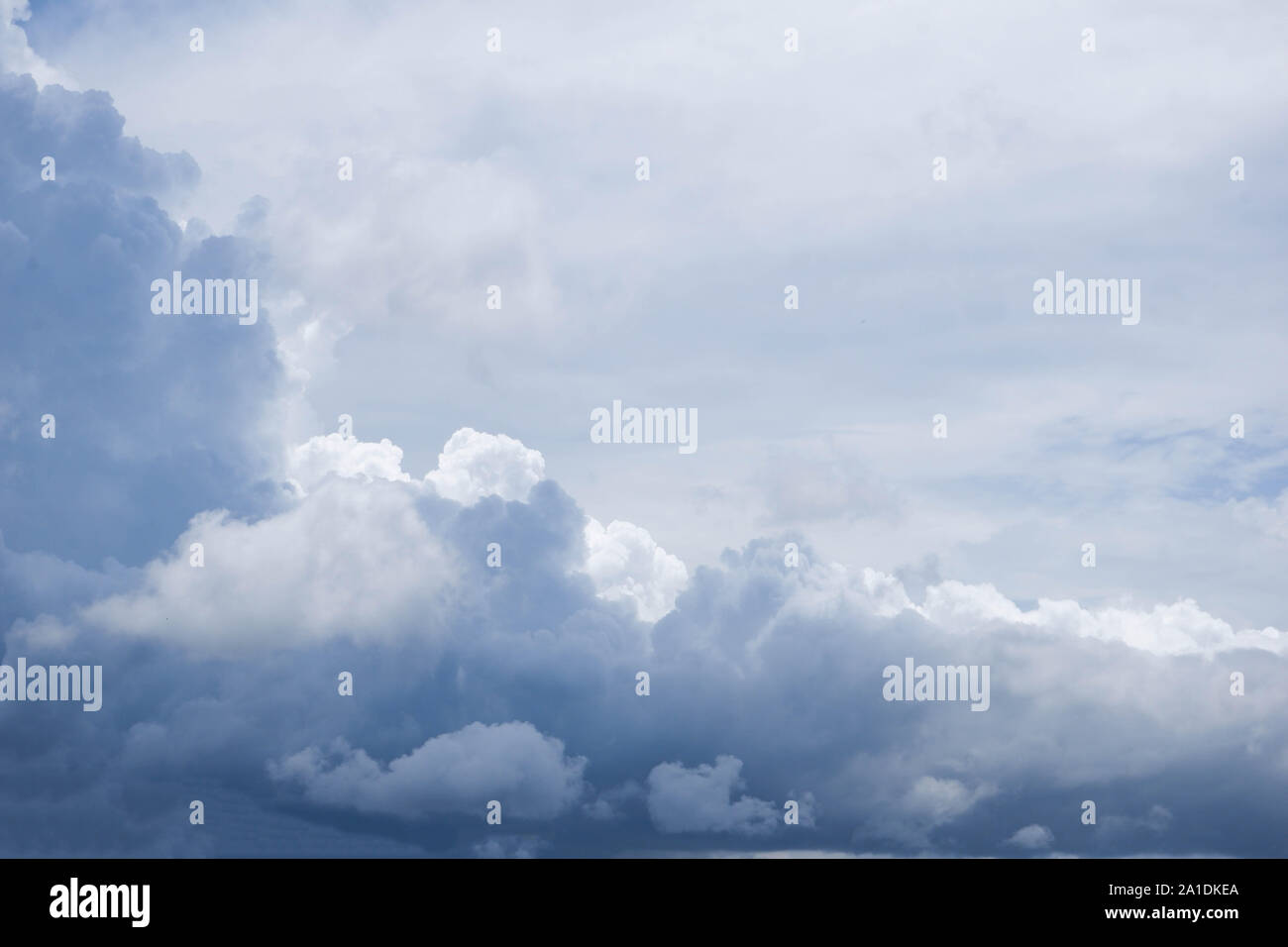 The blue sky and clouds together Stock Photo - Alamy