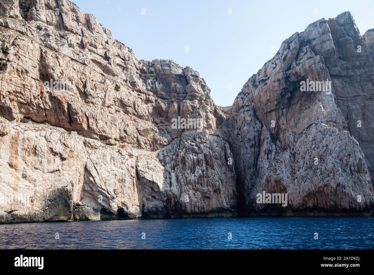 Neptunes Cave Sardinia Stock Photo - Alamy