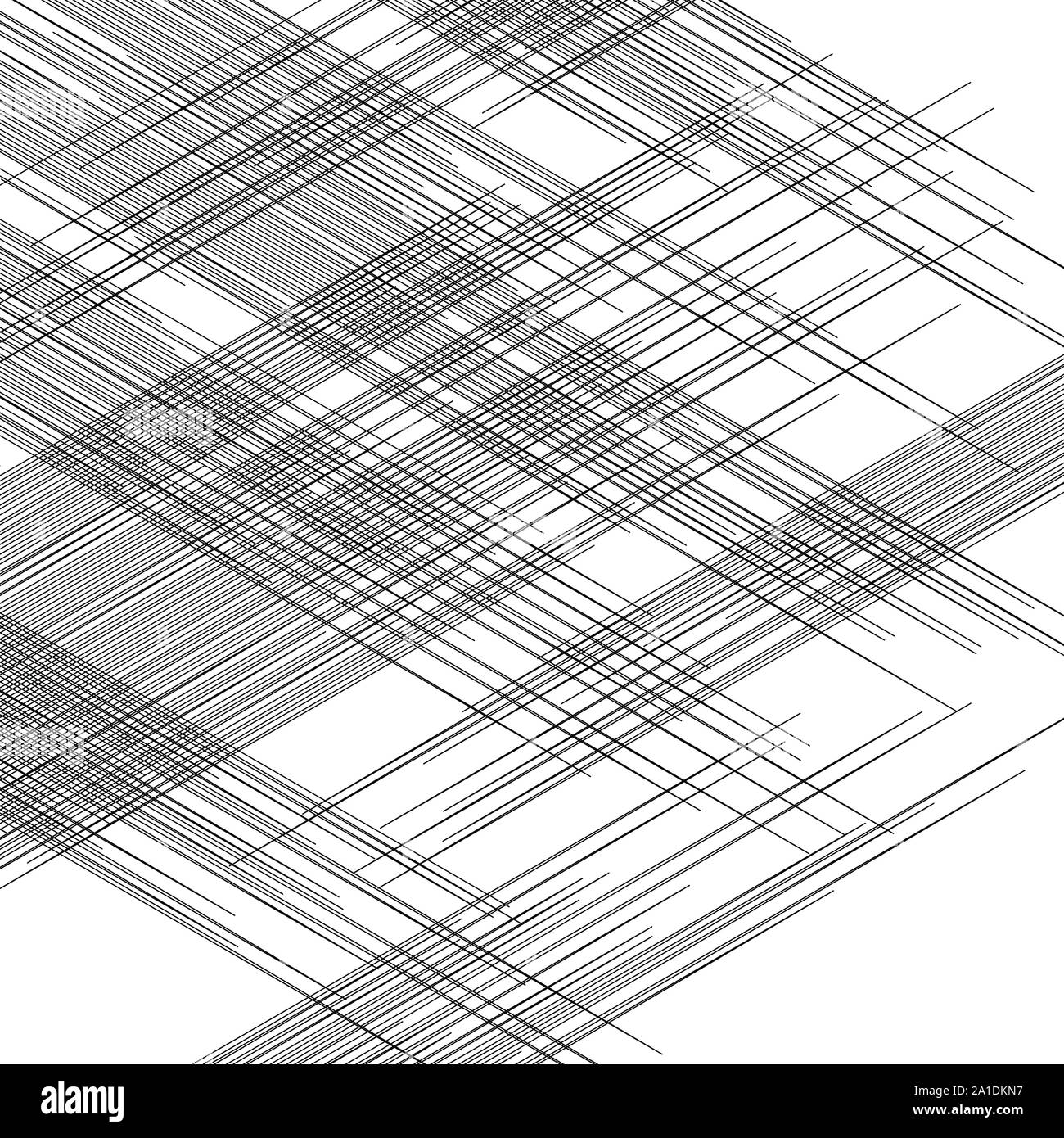 Matrix, grid, mesh pattern of intersecting irregular, dynamic lines ...