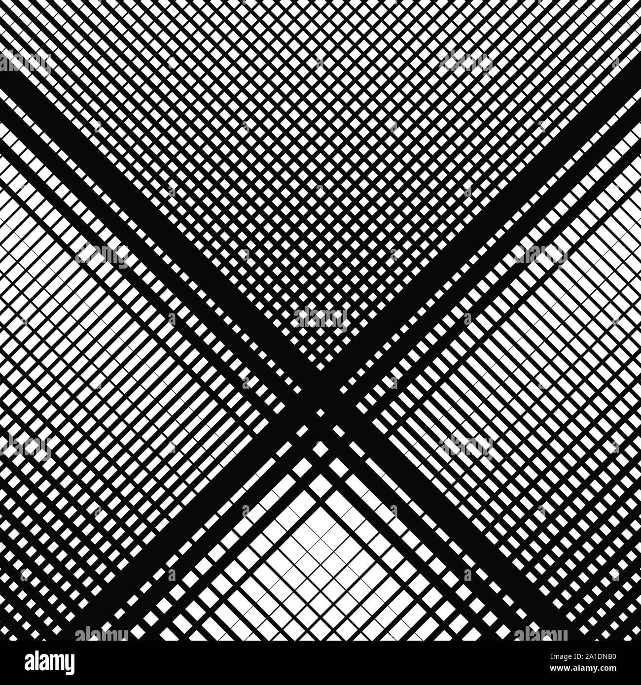 Matrix, grid, mesh pattern of intersecting irregular, dynamic lines ...