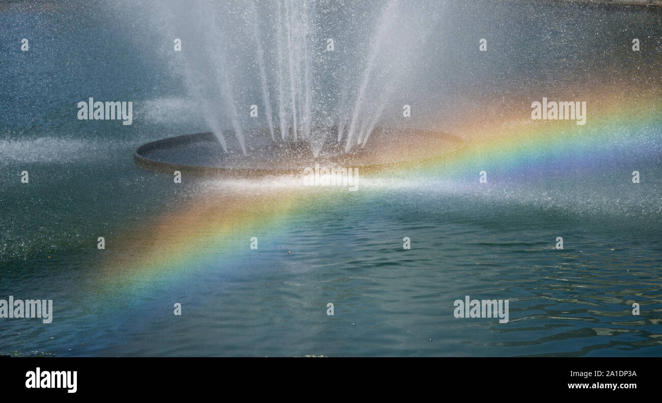 Rainbow in water hi-res stock photography and images - Alamy