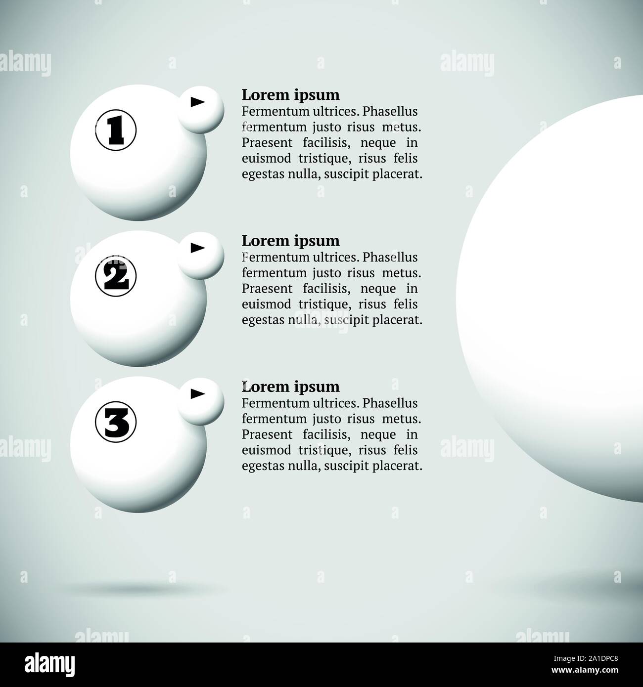 Infographics with group of flying balls Stock Vector Image & Art - Alamy