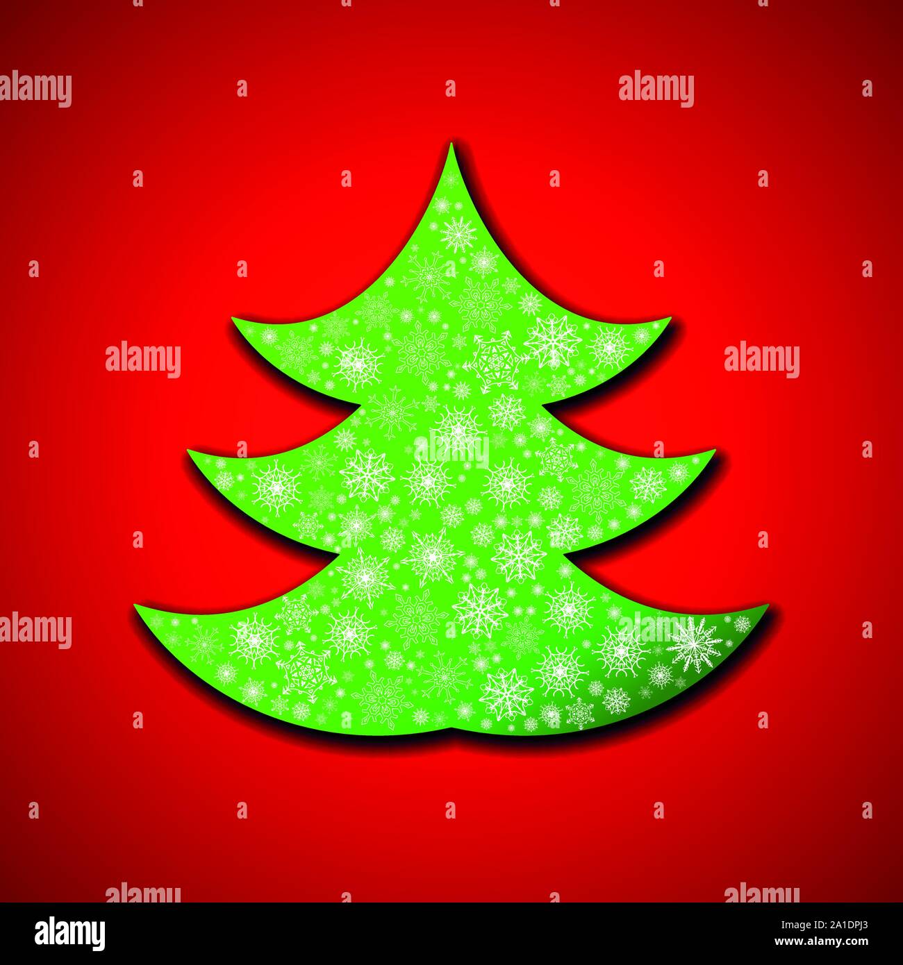 Frame made red paper Stock Vector Images - Alamy