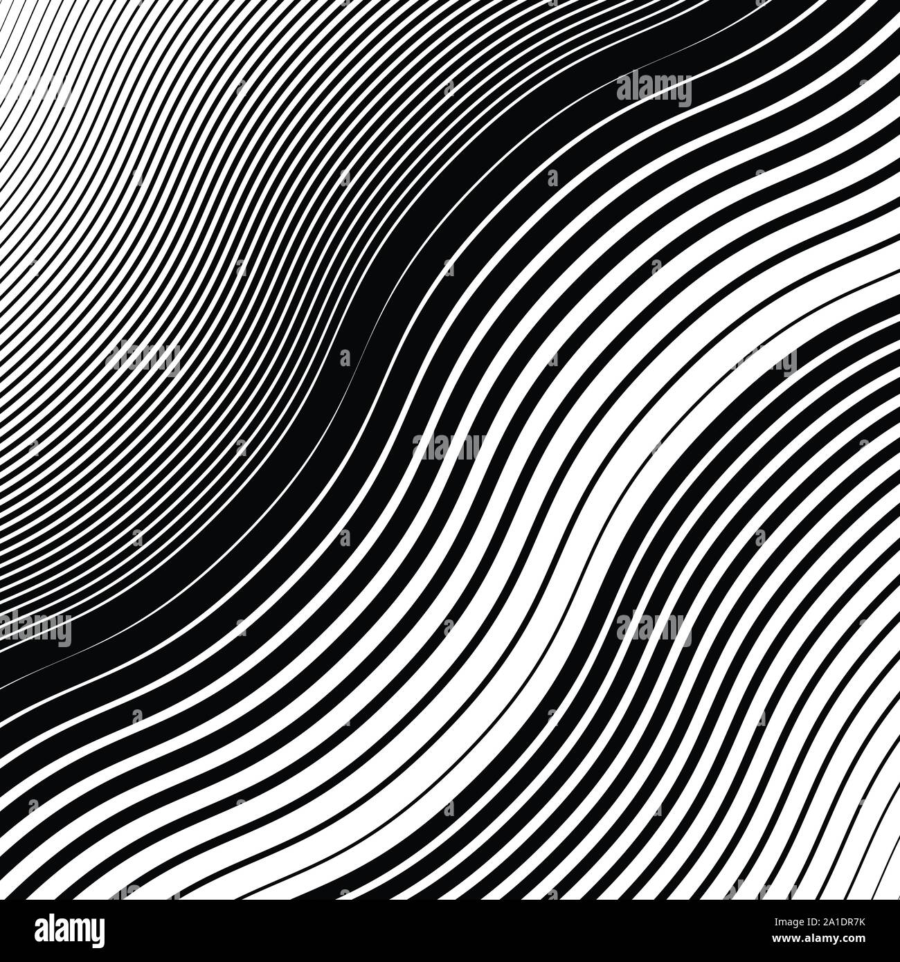 Abstract undulating lines vector background hi-res stock photography ...