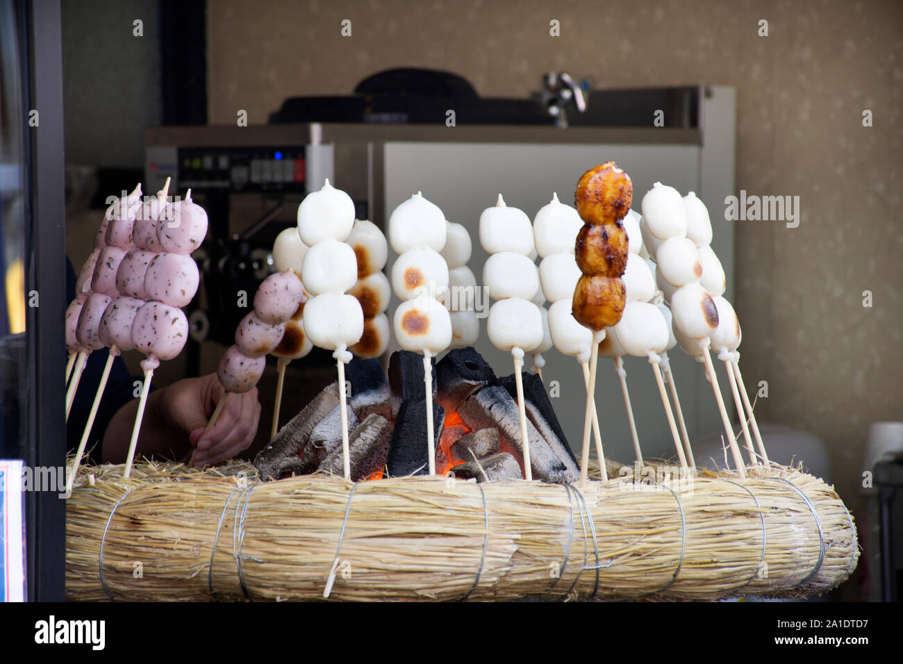 Dango or Japanese dumpling and sweet made from mochiko for sale ...