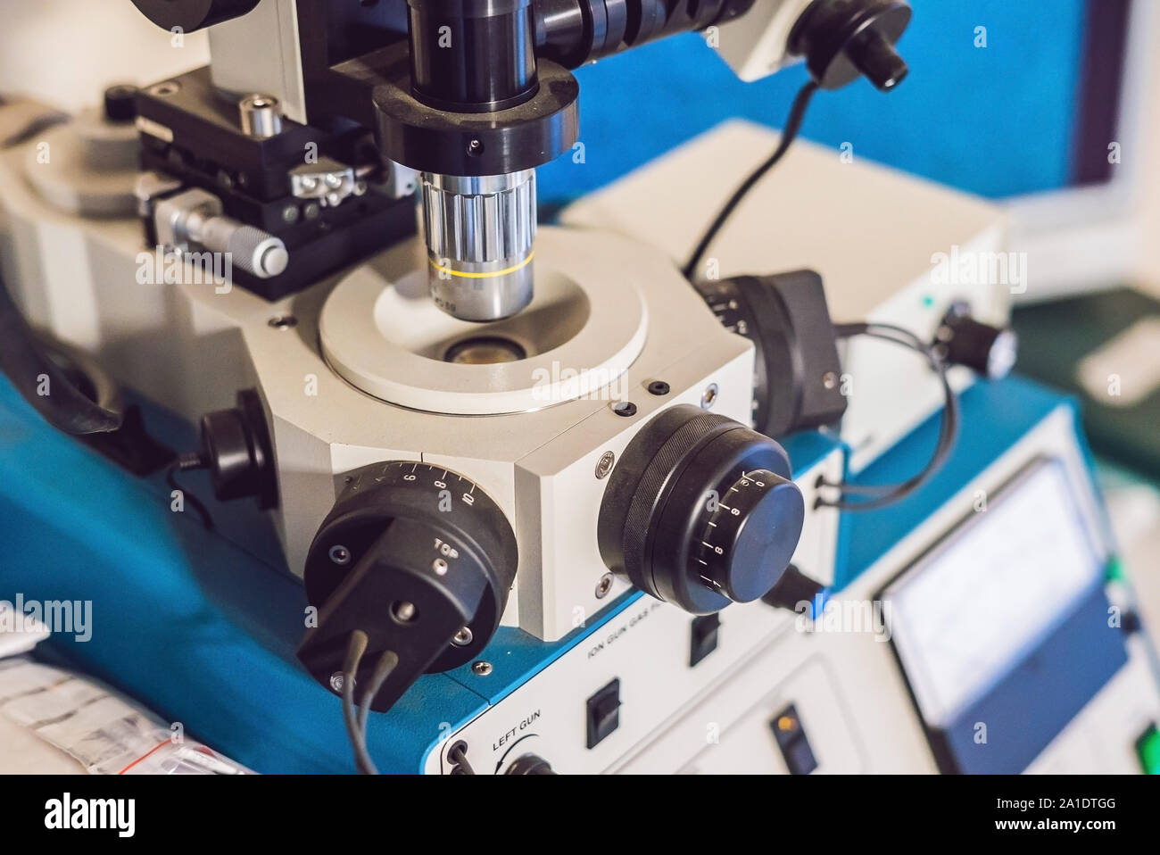 Preparation of samples for observation hi-res stock photography and images - Alamy