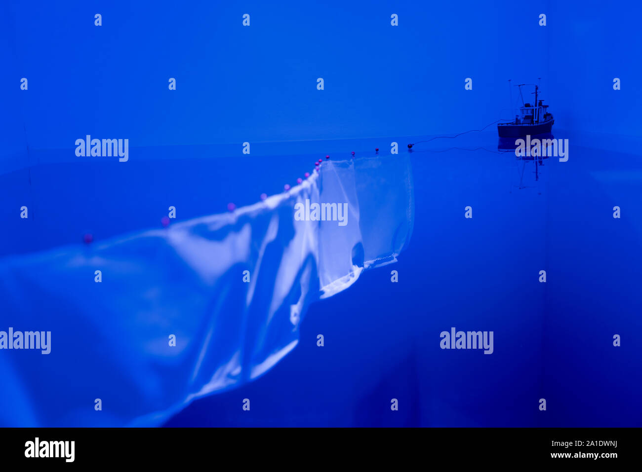 Drift netting, fishing technique Stock Photo - Alamy