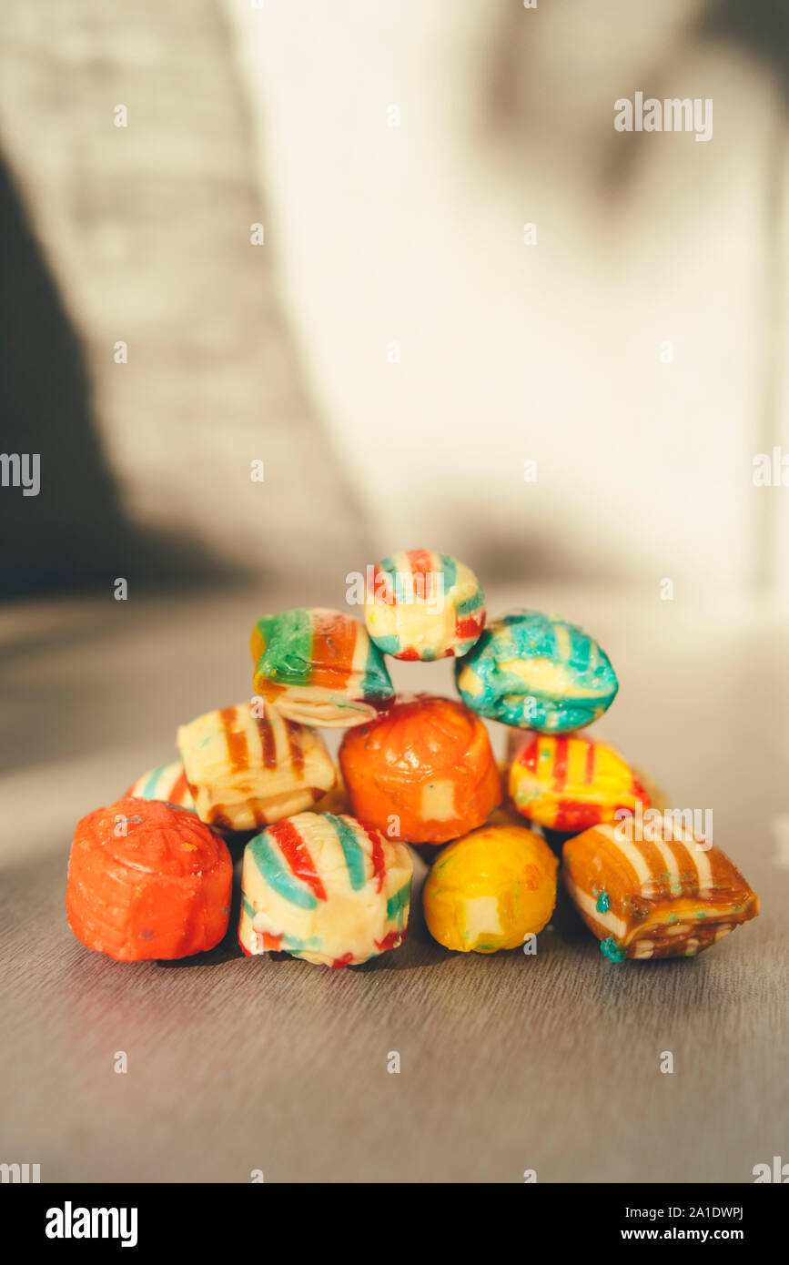 Colorful sugar candies Stock Photo - Alamy