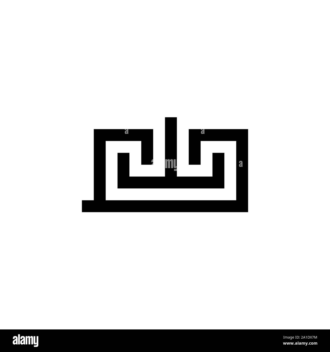 Greek key vector symbol. Vector and illustration Stock Vector Image ...