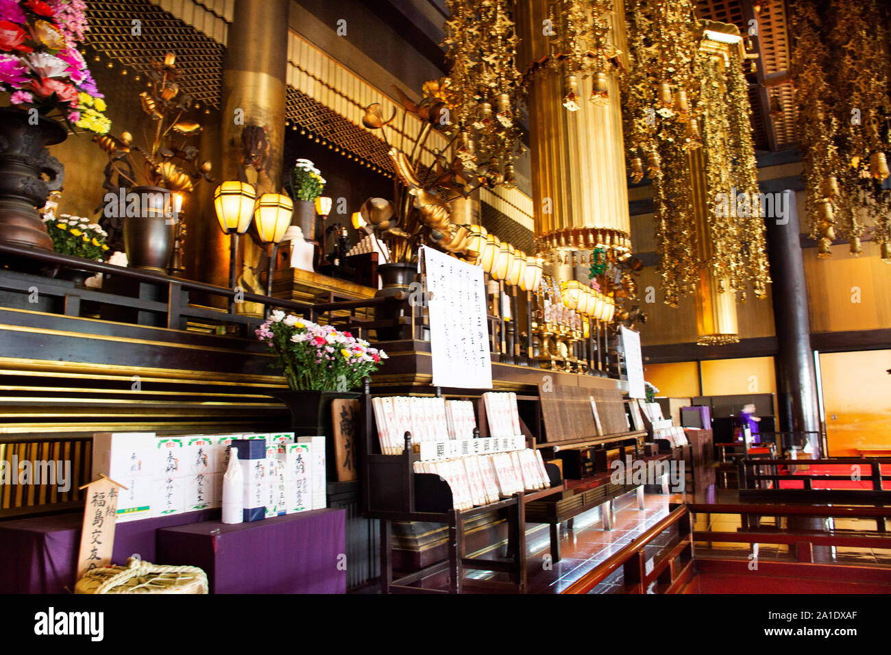 Japanese people and foreign travelers visit and praying god angel ...
