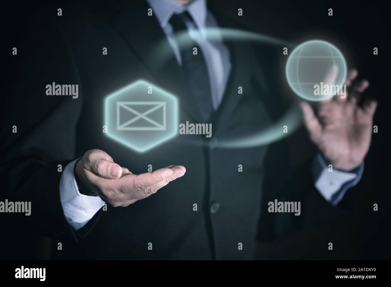 Interaction in tech hi-res stock photography and images - Alamy
