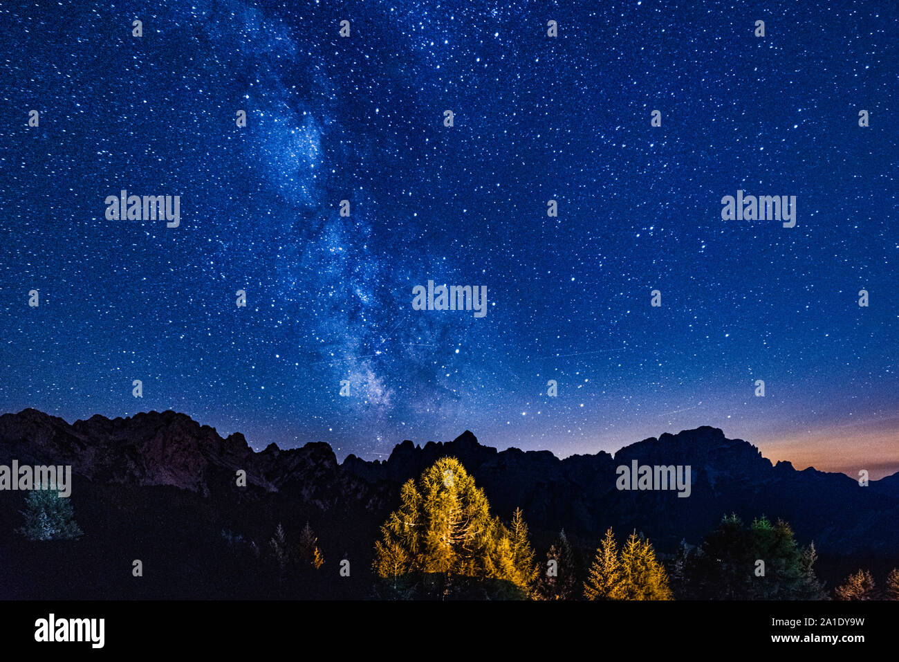 Splendor of the Milky Way Stock Photo - Alamy