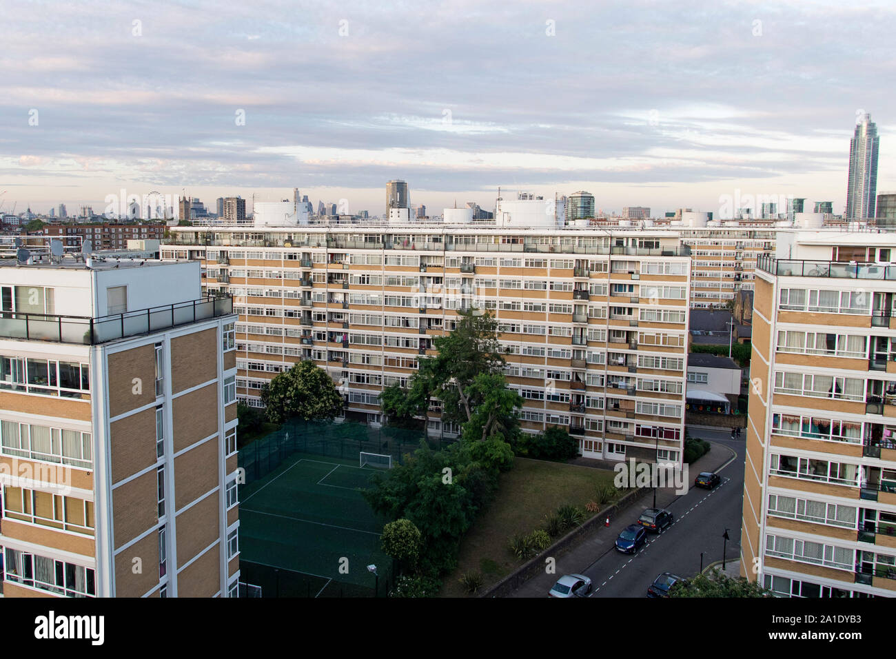 Churchill Gardens And Pimlico High Resolution Stock Photography and ...