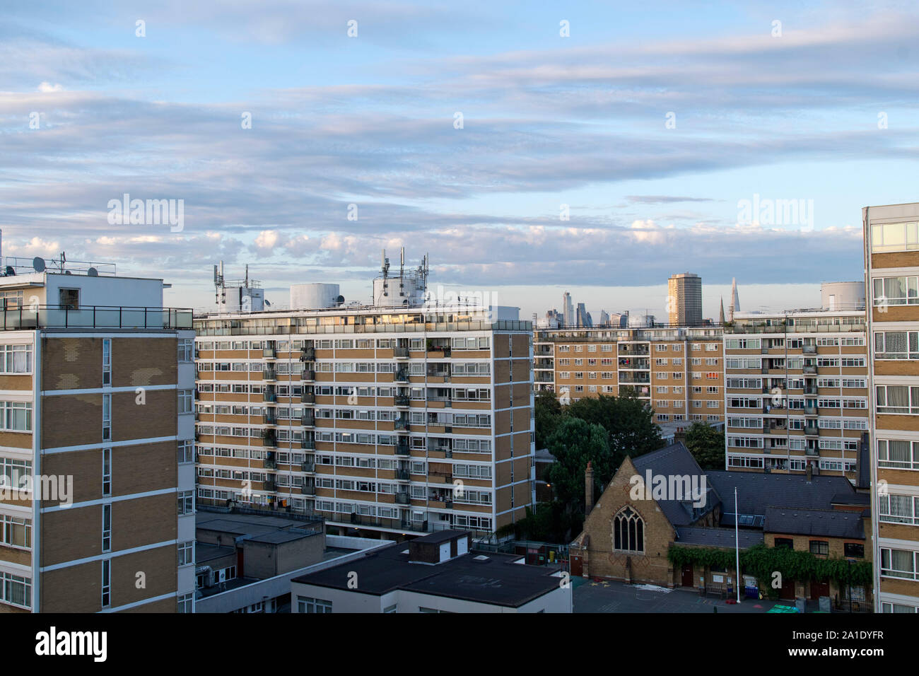 Churchill Gardens And Pimlico High Resolution Stock Photography and ...