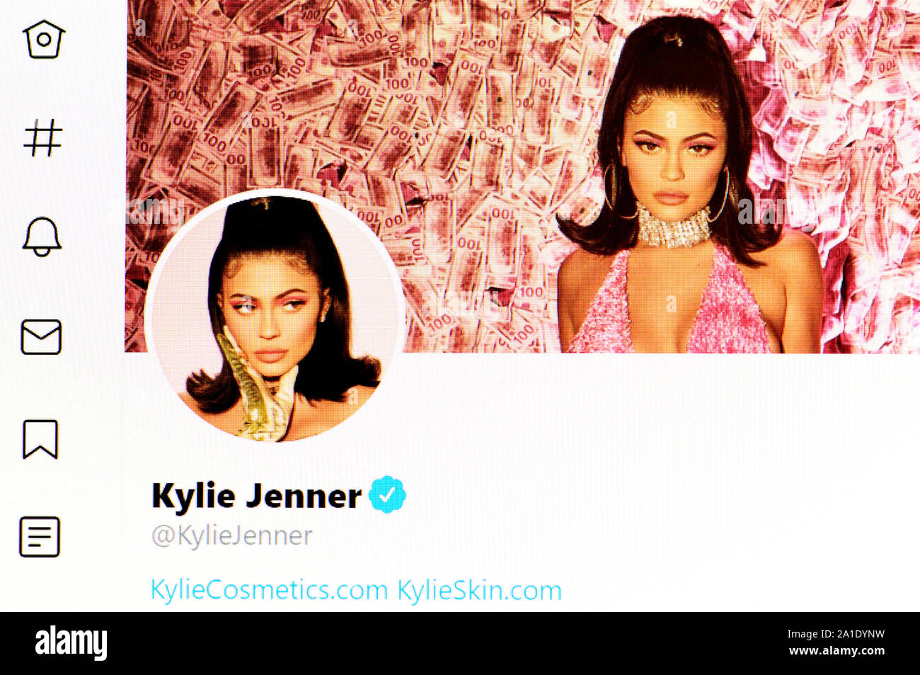 Kylie cosmetics kylie jenner hi-res stock photography and images - Alamy