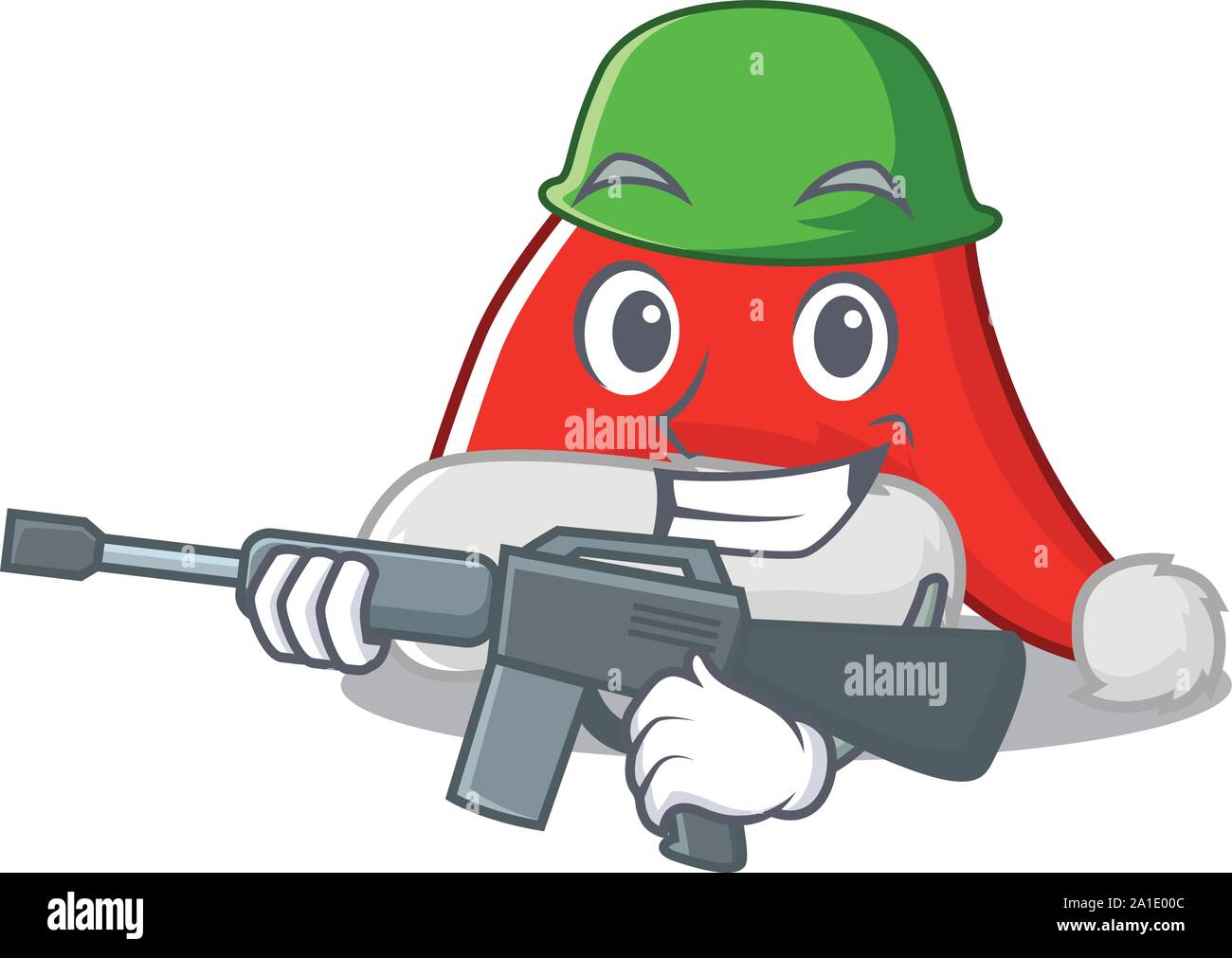 Army santa hat isolated in the mascot Stock Vector Image & Art - Alamy