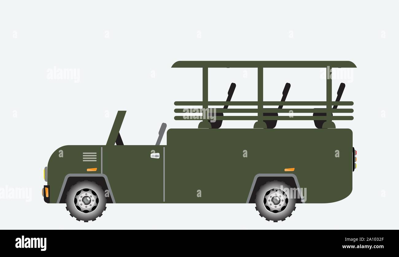 Green off road safari travel Vector Stock Vector Image & Art - Alamy