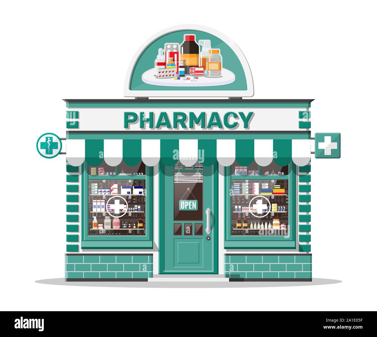 Pharmacy Building Clip Art